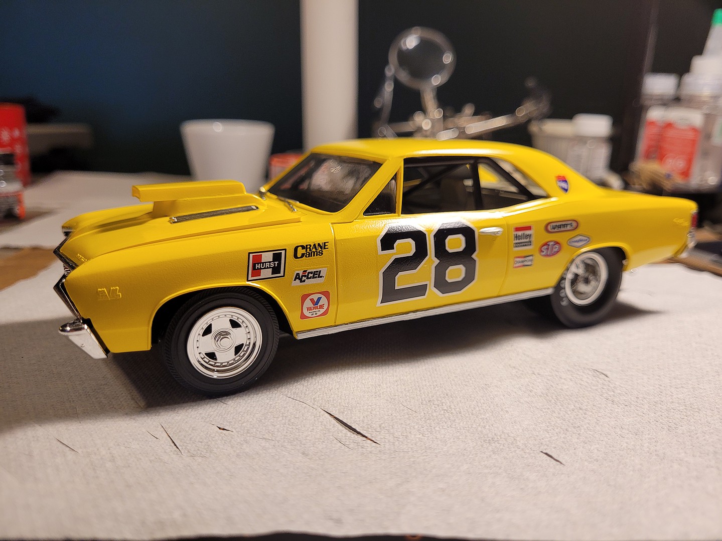 1967 Chevy Chevelle Pro Street Car 1 25 Scale Plastic Model Car