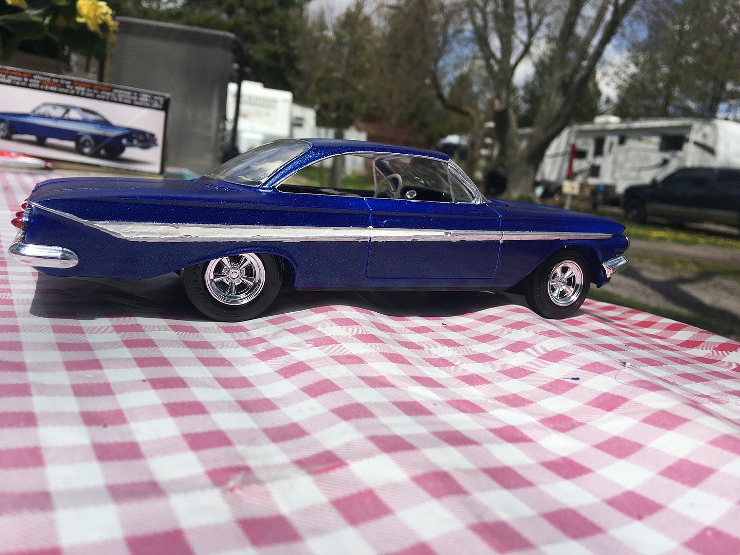 1961 Chevy Impala SS -- Plastic Model Car Kit -- 1/25 Scale -- #1013-12 ...