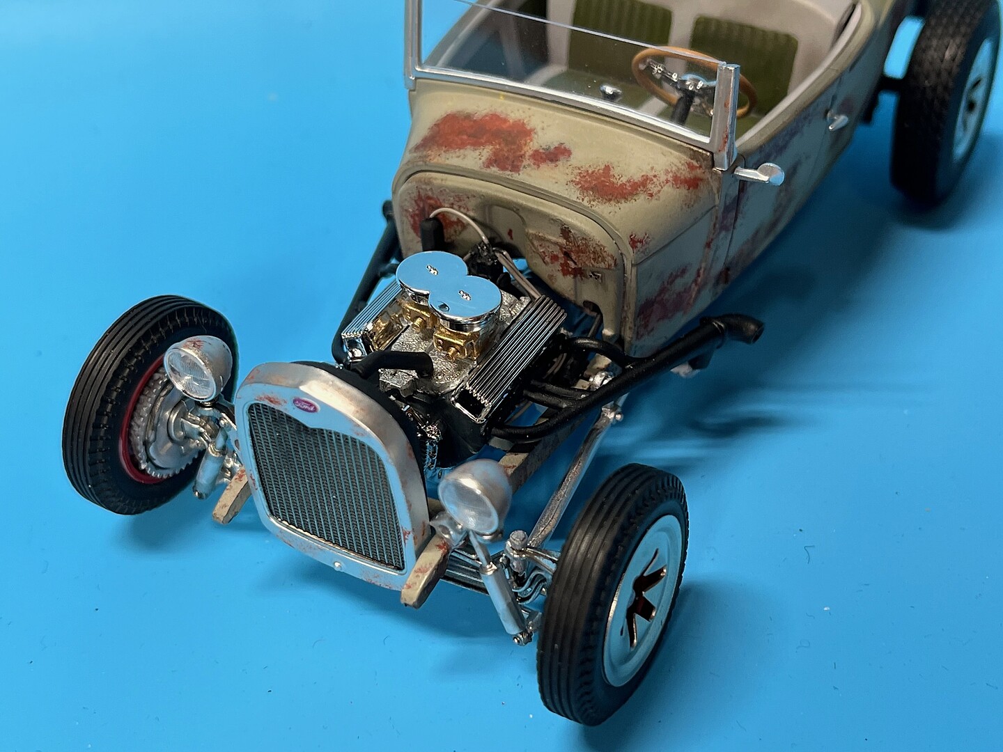1929 Model A Roadster -- Plastic Model Car Kit -- 1/25 Scale -- #854463 ...