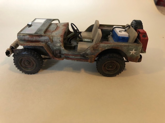 Godzilla Army Jeep -- Plastic Model Military Vehicle Kit -- 1/25 Scale ...