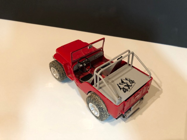 Godzilla Army Jeep -- Plastic Model Military Vehicle Kit -- 1/25 Scale ...