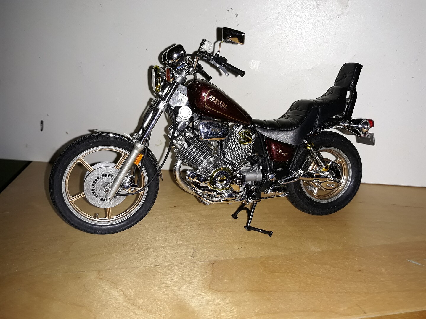 Yamaha Virago XV1000 Bike -- Plastic Model Motorcycle Kit -- 1/12 Scale ...