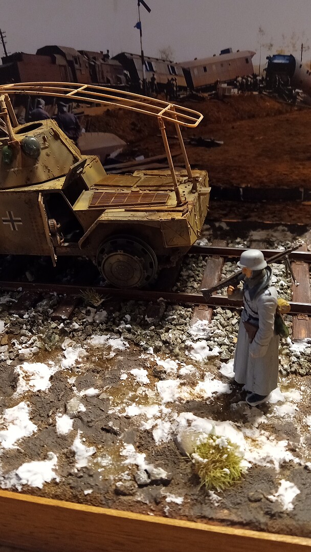 WWII German Panzerspahwagen P204(f) Railway -- Plastic Model Military ...