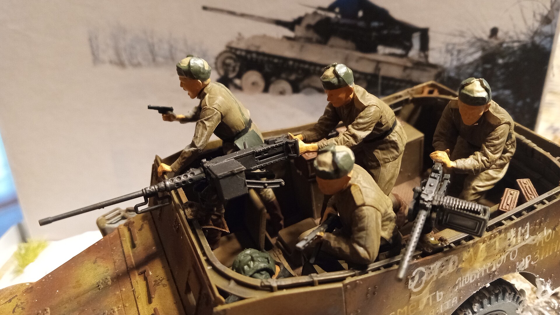 M3A1 Scout Car (New Tool) -- Plastic Model Military Vehicle Kit -- 1/35 ...