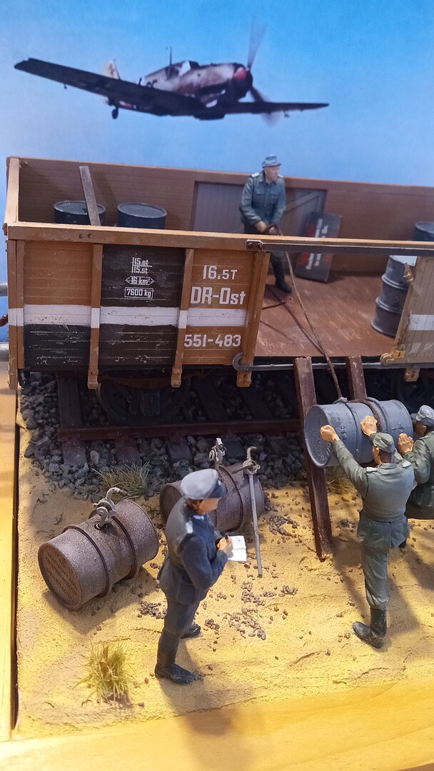 WWII German Army Gondola Railcar (High Sides) -- Plastic Model Kit -- 1 ...