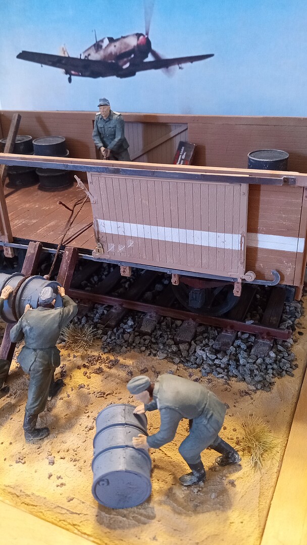 WWII German Army Gondola Railcar (High Sides) -- Plastic Model Kit -- 1 ...