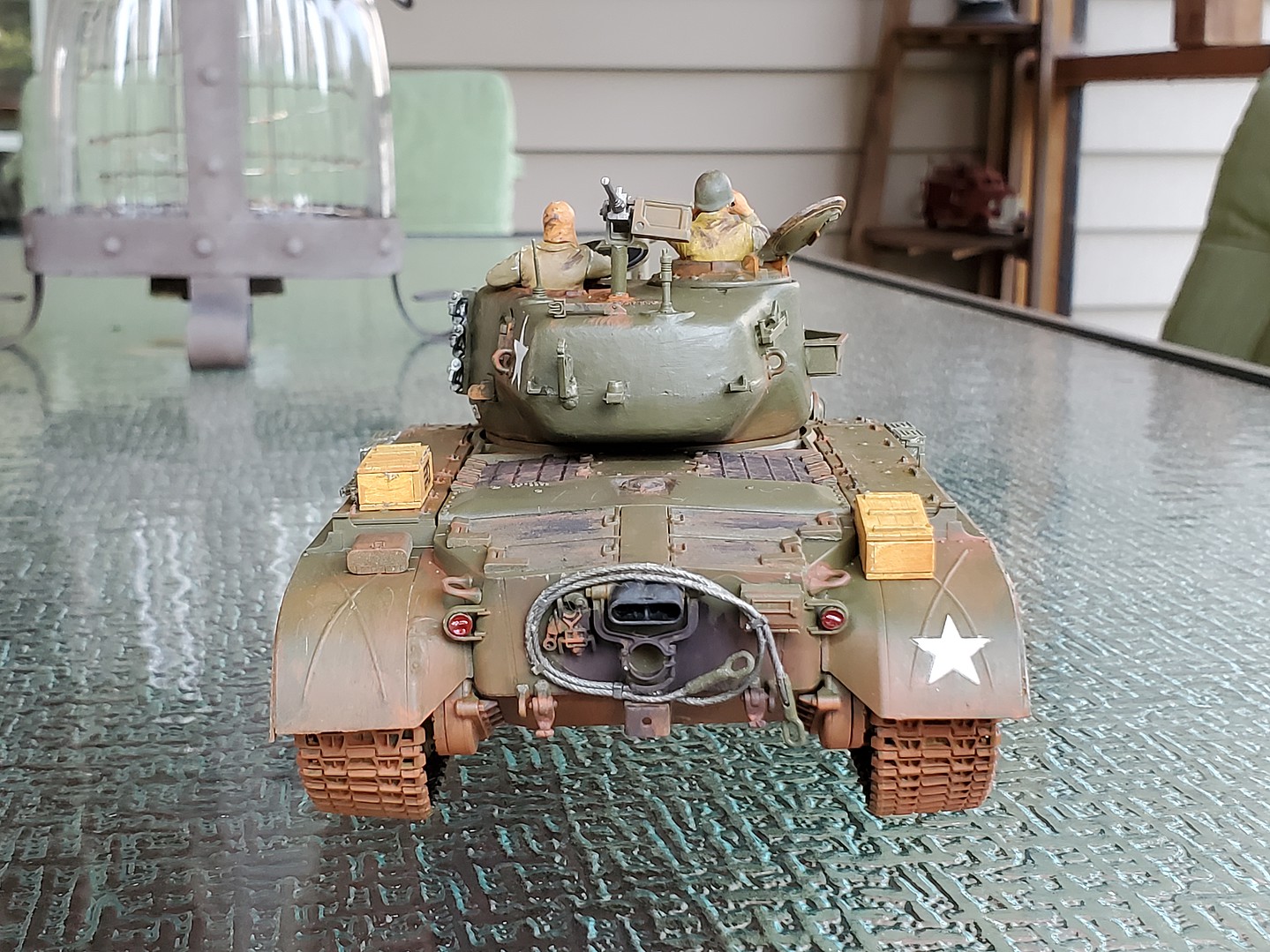 US Med Tank M26 Pershing T26E3 -- Plastic Model Military Vehicle Kit ...