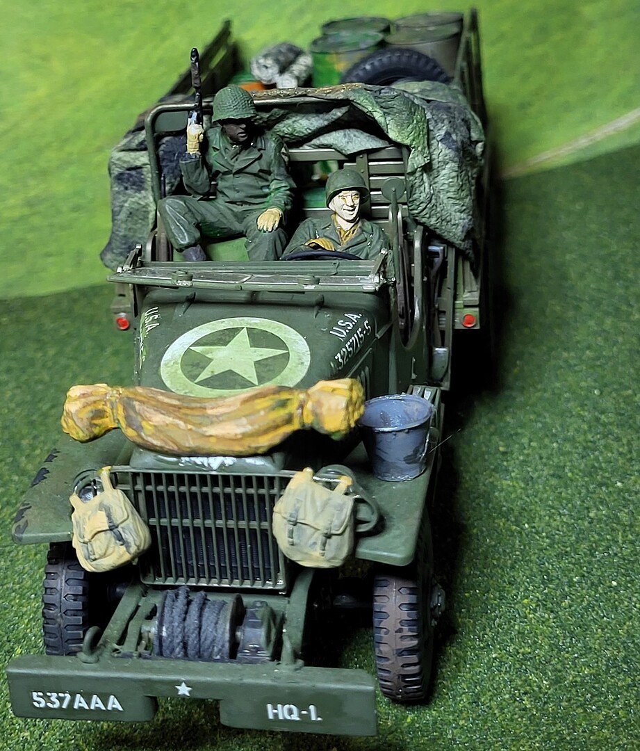 US 2.5 Ton 6x6 Cargo Truck -- Plastic Model Military Vehicle Kit -- 1/ ...