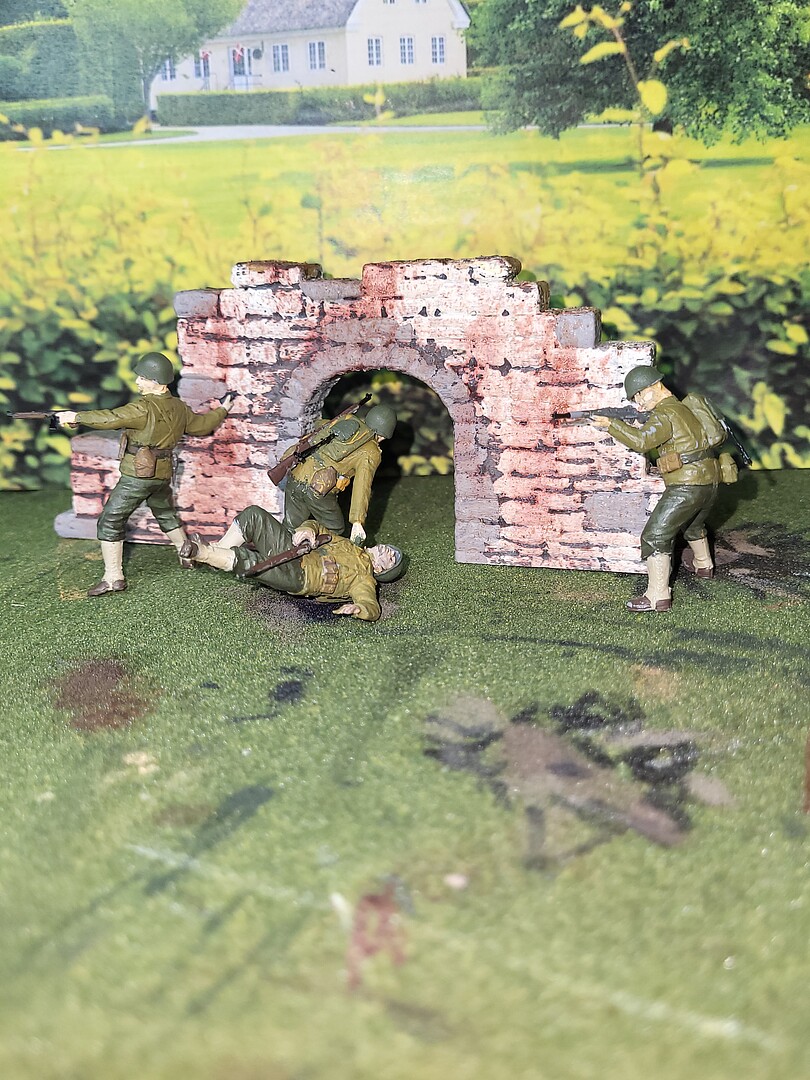 US Infantry July 1944 (4) -- Plastic Model Military Figure -- 1/35 ...