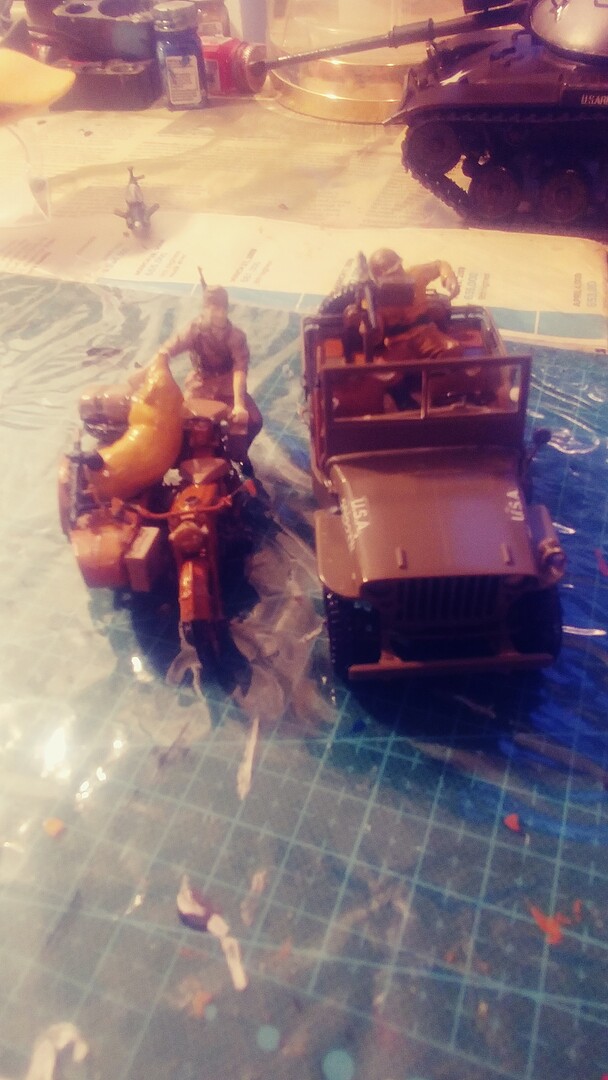 Gallery Pictures Zvezda German R12 Motorcycle w/Sidecar & 3 Crew ...