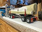 AMT Peerless Logging Trailer Plastic Model Vehicle Kit 1/25 Scale #1103
