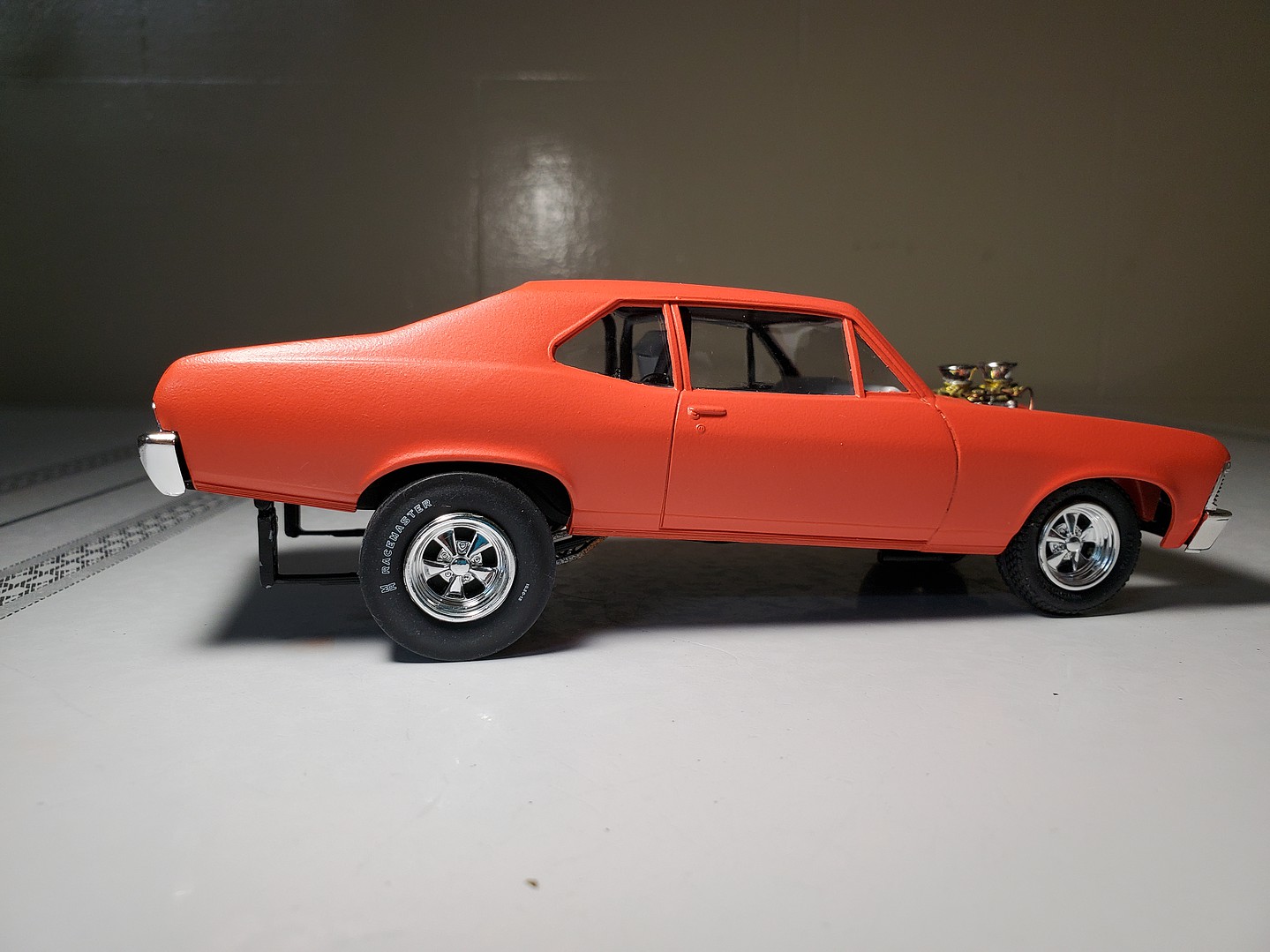 1972 Chevy Nova SS 'Old Pro' 2T -- Plastic Model Car Kit -- 1/25 Scale ...