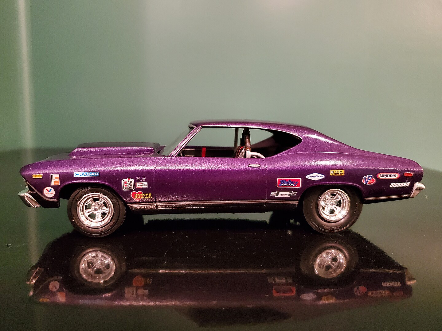 1969 Chevy Chevelle Hardtop -- Plastic Model Car Kit -- 1/24 Scale ...