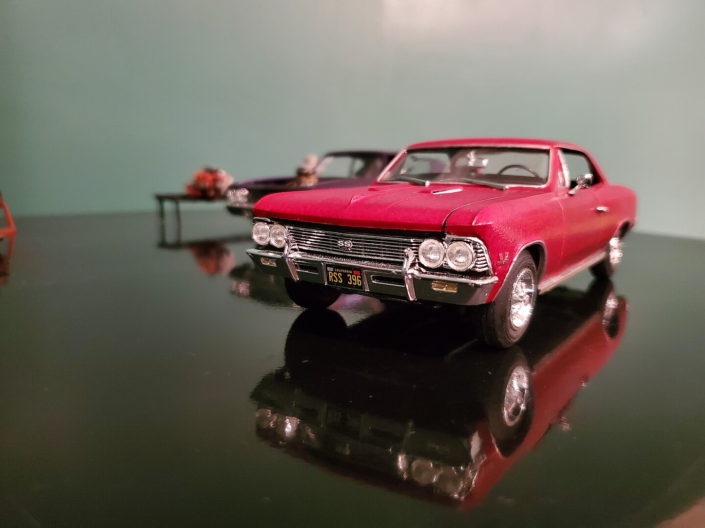 1966 Chevy Chevelle SS Car -- Plastic Model Car Vehicle Kit -- 1/25 ...