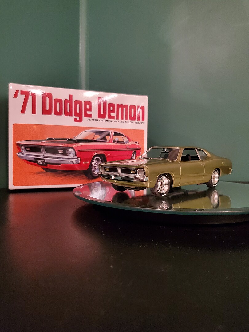 1971 Dodge Demon Car (Customizing Kit) -- Plastic Model Car Kit -- 1/25 ...