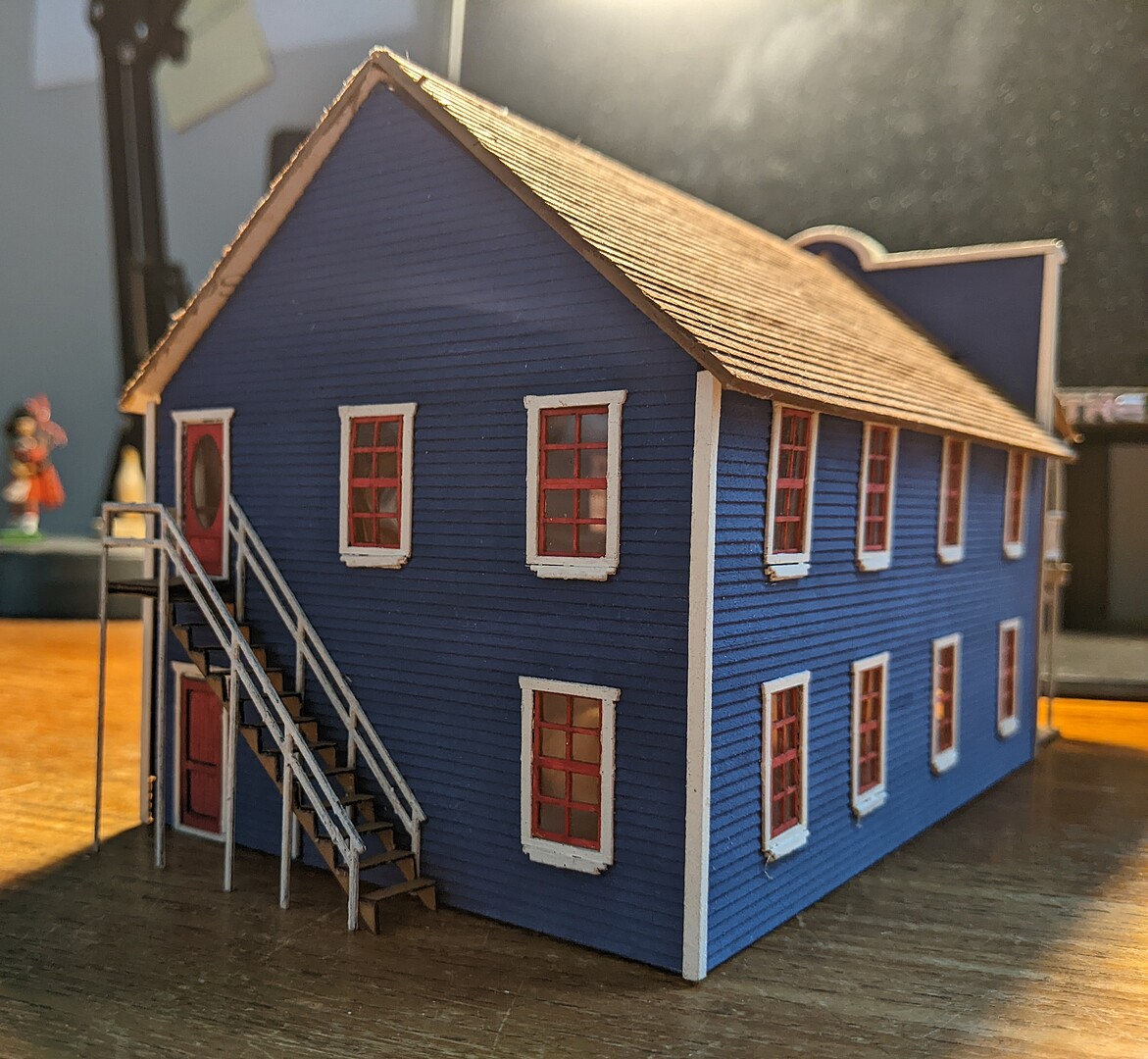 1880 Zelda's Hotel Bed & Breakfast Kit -- HO Scale Model Railroad ...