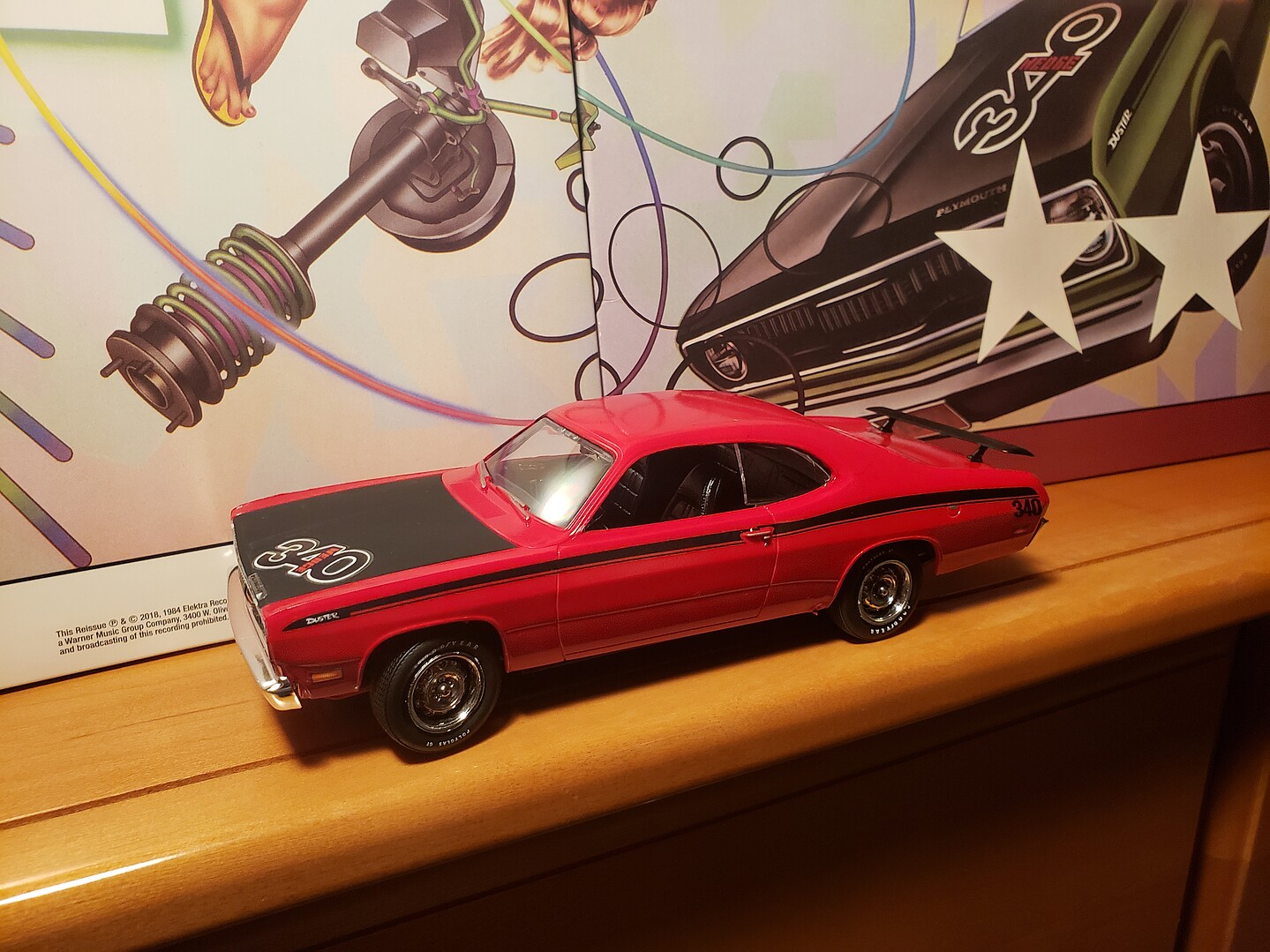 Gallery Pictures AMT 1971 Plymouth Duster 340 Plastic Model Car Kit 1/ ...
