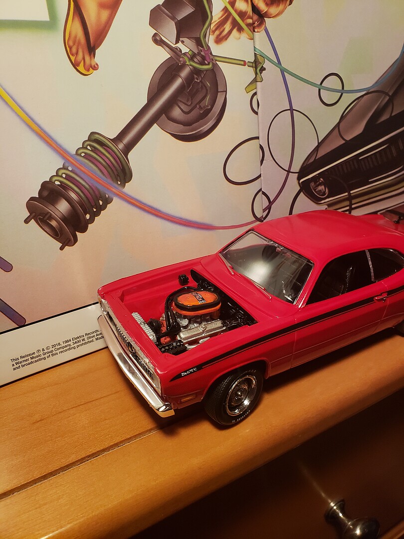 1971 Plymouth Duster 340 -- Plastic Model Car Kit -- 1/25 Scale ...