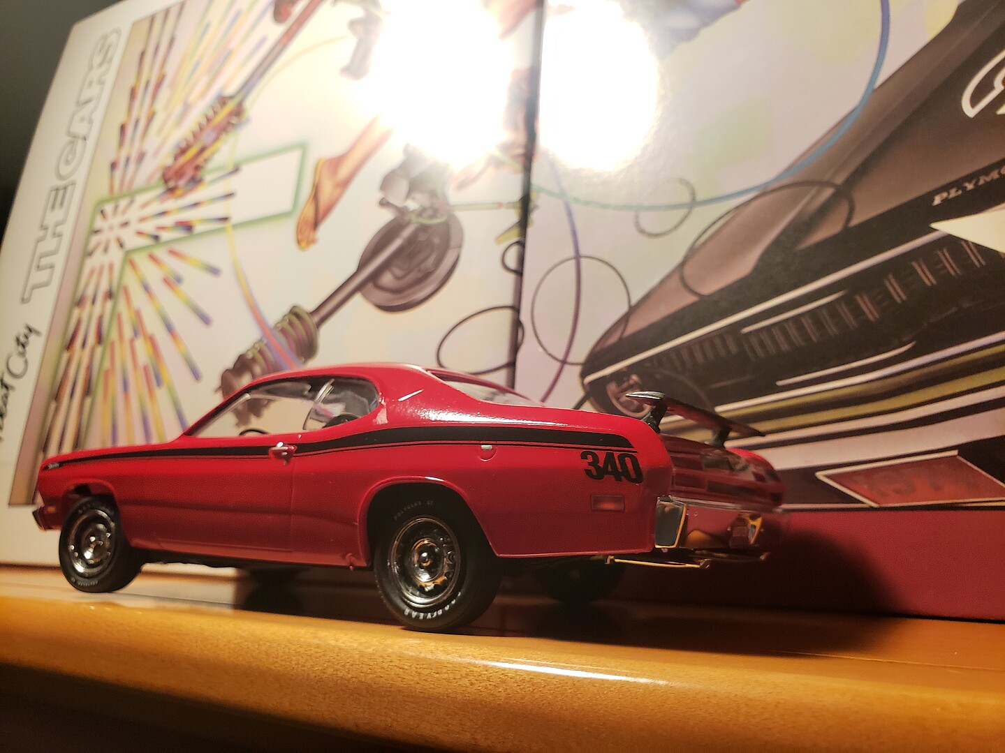 1971 Plymouth Duster 340 -- Plastic Model Car Kit -- 1/25 Scale ...