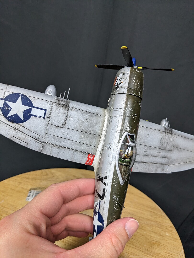 P-47D Bubbletop Fighter Aircraft WWII -- Plastic Model Airplane Kit ...