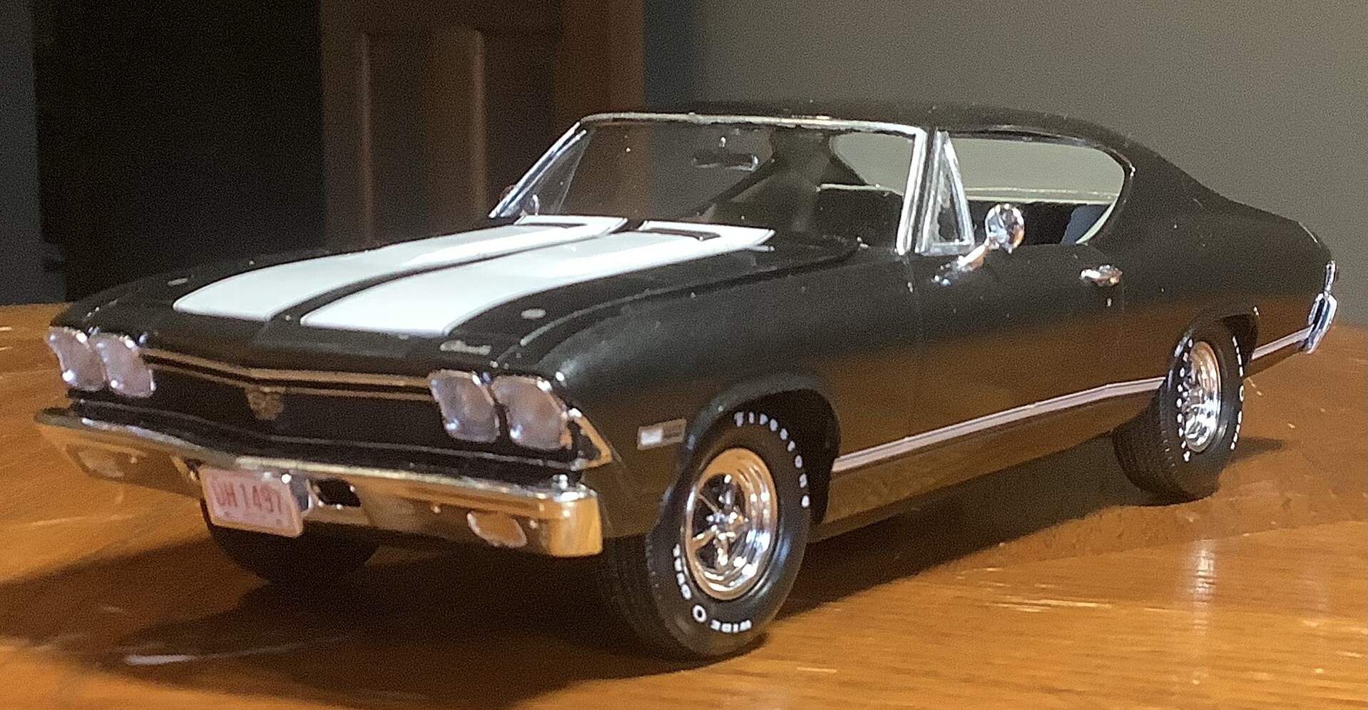 1968 Chevy Chevelle SS 396 Car -- Plastic Model Car Kit -- 1/25 Scale ...