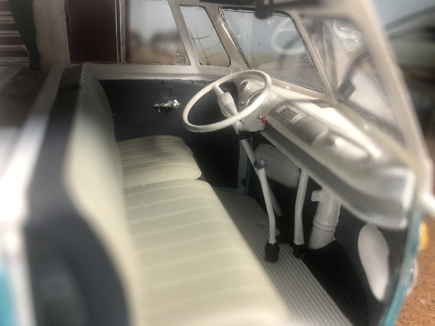 VW T1 Van Camper -- Plastic Model Vehicle Kit -- 1/24 Scale -- #7674 ...