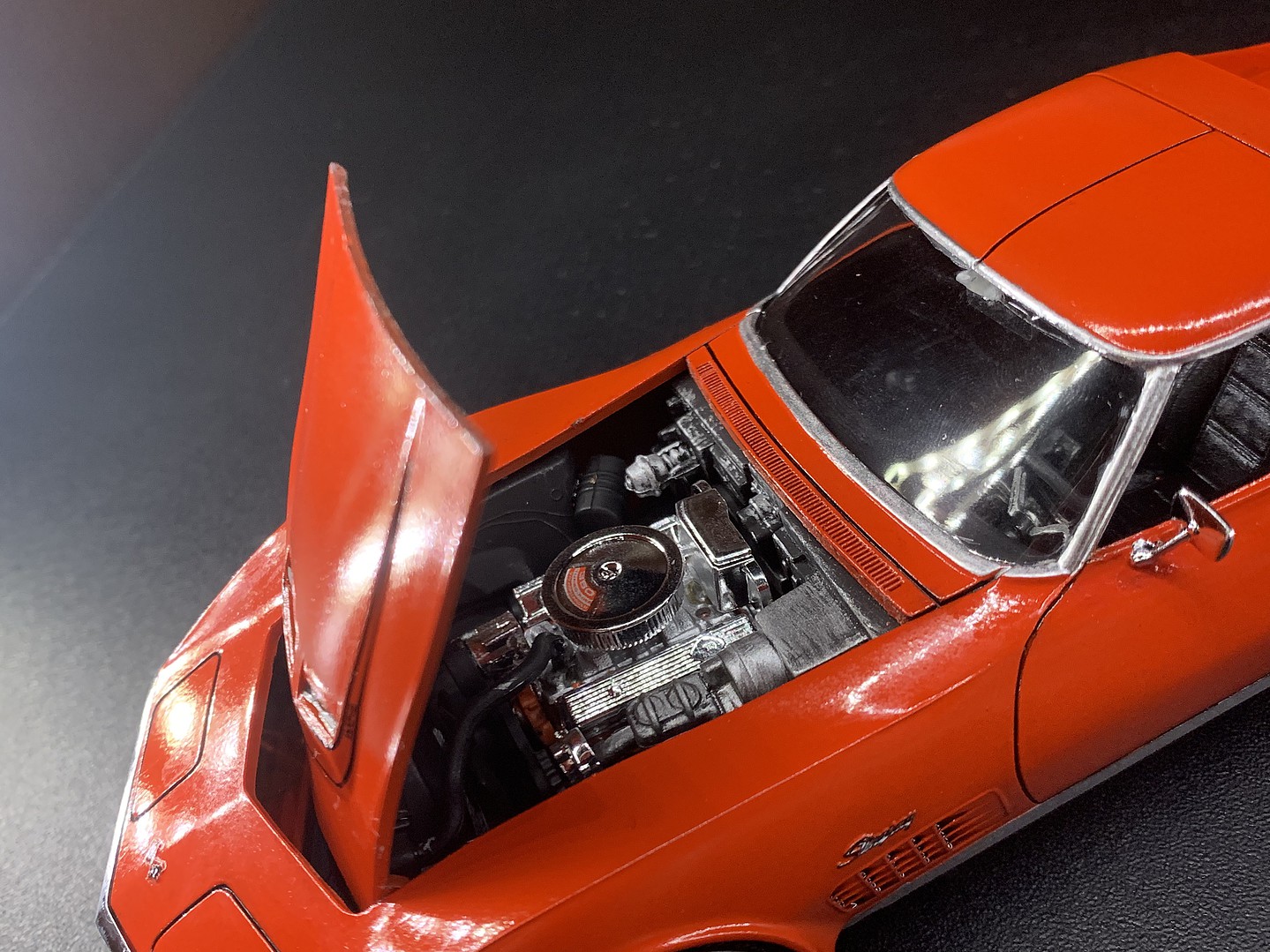 1970 Chevy Corvette Coupe -- Plastic Model Car Kit -- 1/25 Scale ...