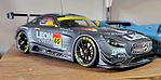 Tamiya Mercedes Benz Leon CVSTOS AMG Race Car Plastic Model Car Kit 1/ ...