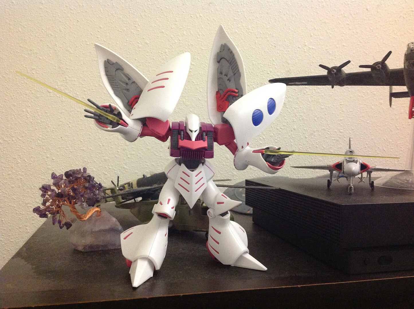 High Grade Gundam AMX-004 Quebley -- Snap Together Plastic Model Figure ...