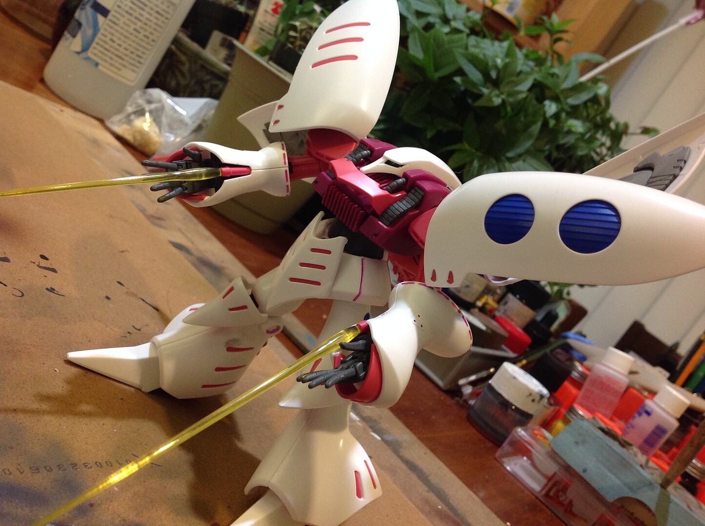 High Grade Gundam AMX-004 Quebley -- Snap Together Plastic Model Figure ...