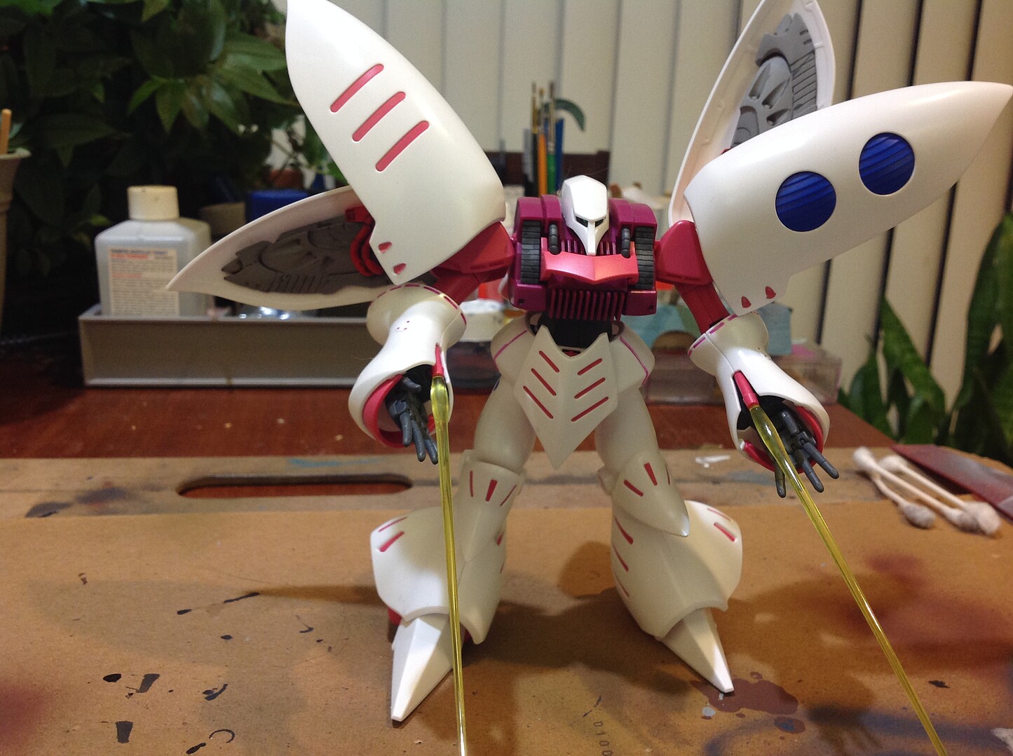 High Grade Gundam AMX-004 Quebley -- Snap Together Plastic Model Figure ...