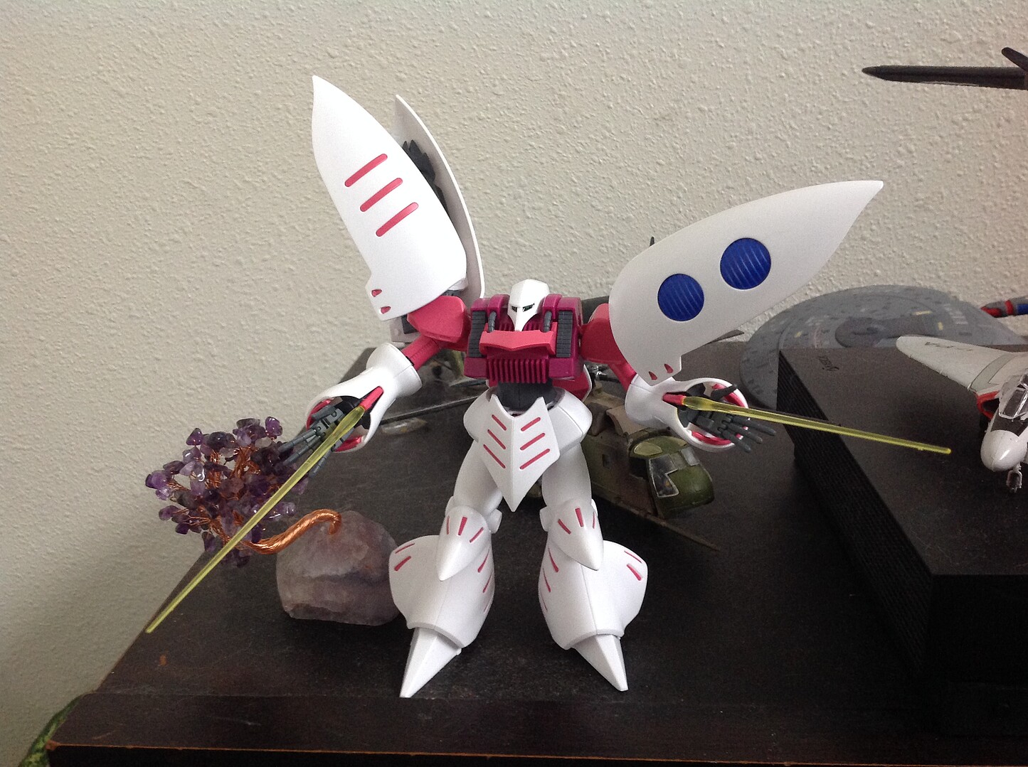 High Grade Gundam AMX-004 Quebley -- Snap Together Plastic Model Figure ...