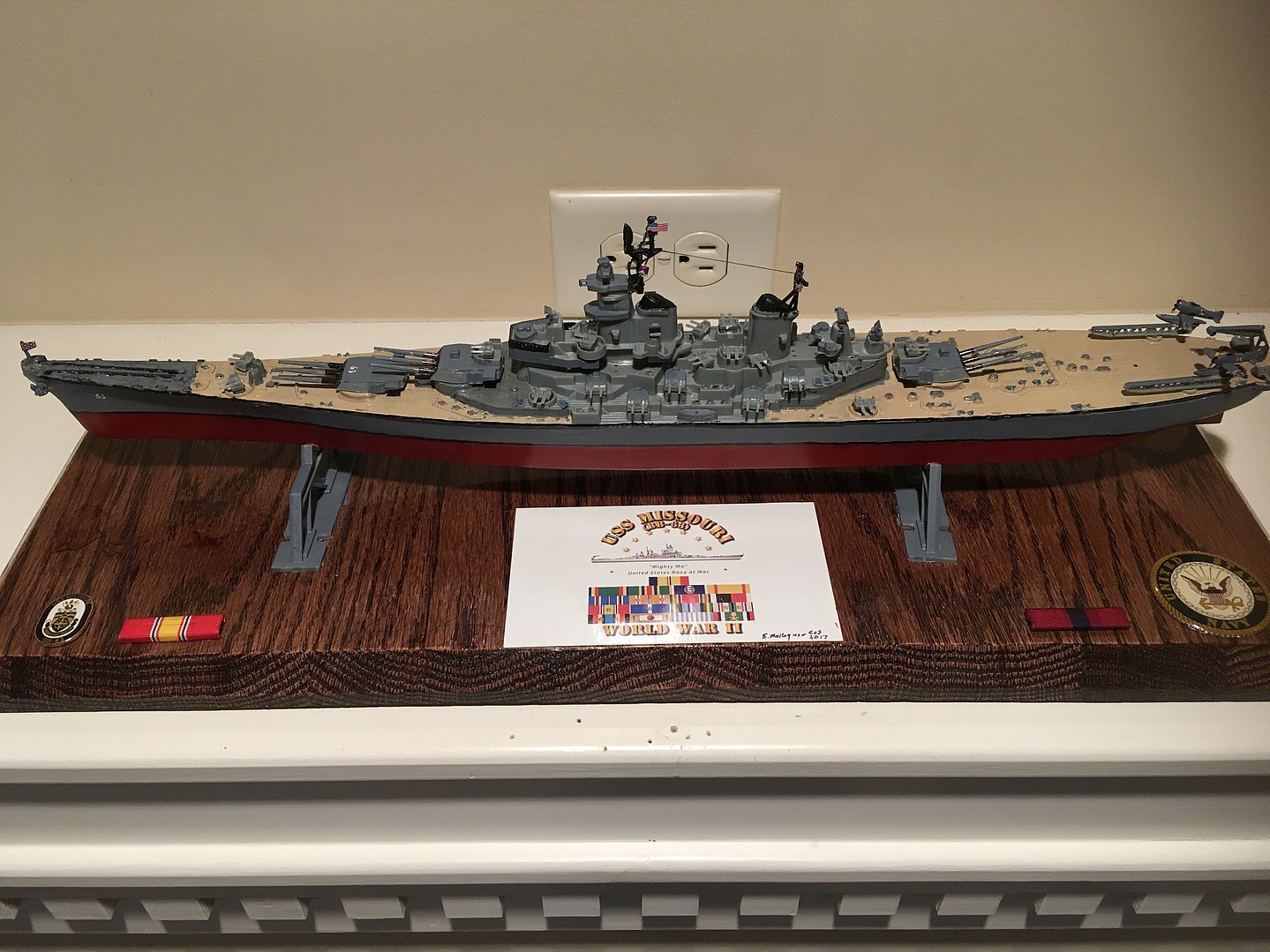 USS Missouri Battleship -- Plastic Model Military Ship Kit -- 1/535 ...