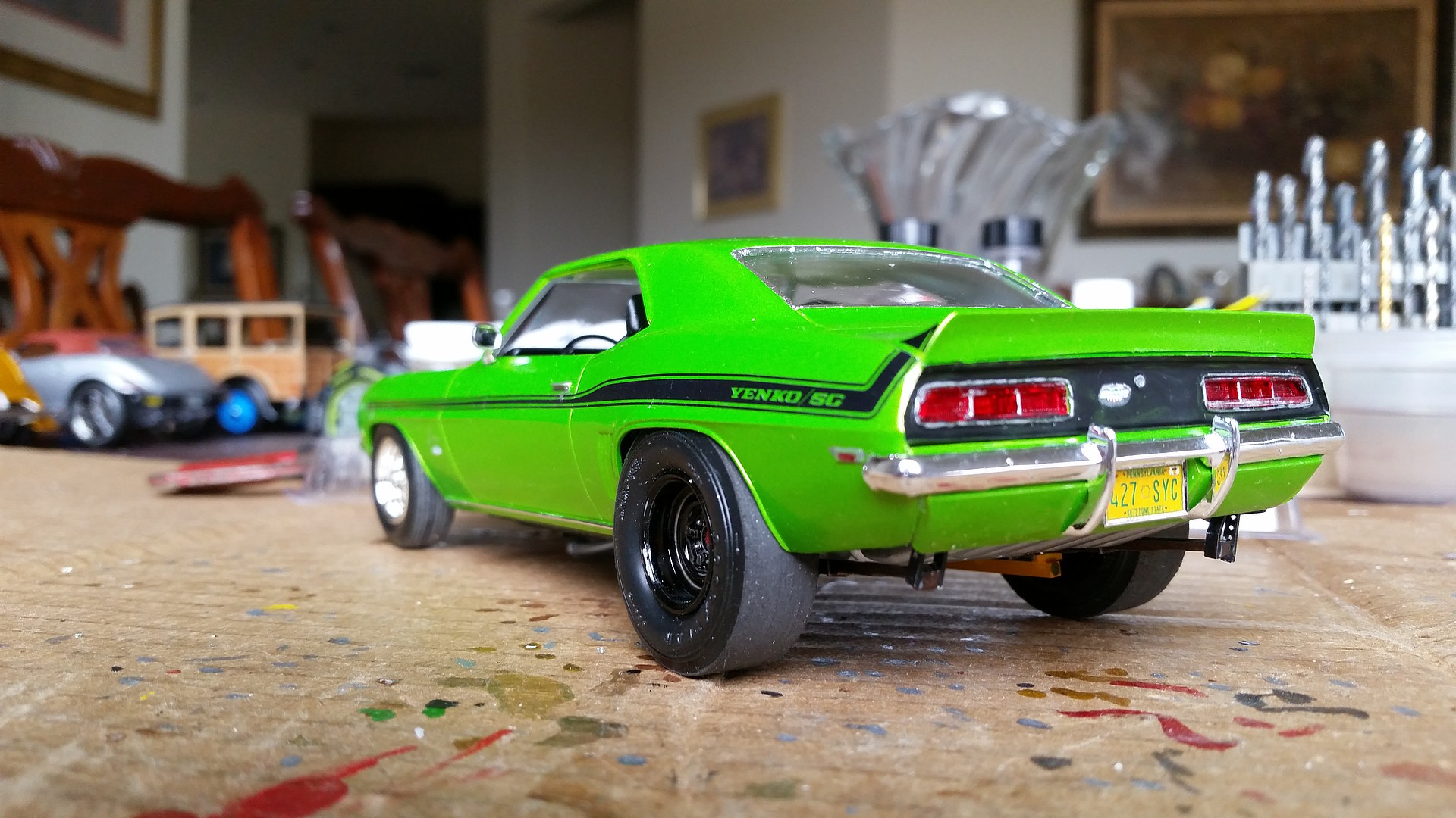 '69 Chevy Camaro Yenko -- Plastic Model Car Kit -- 1/25 Scale ...