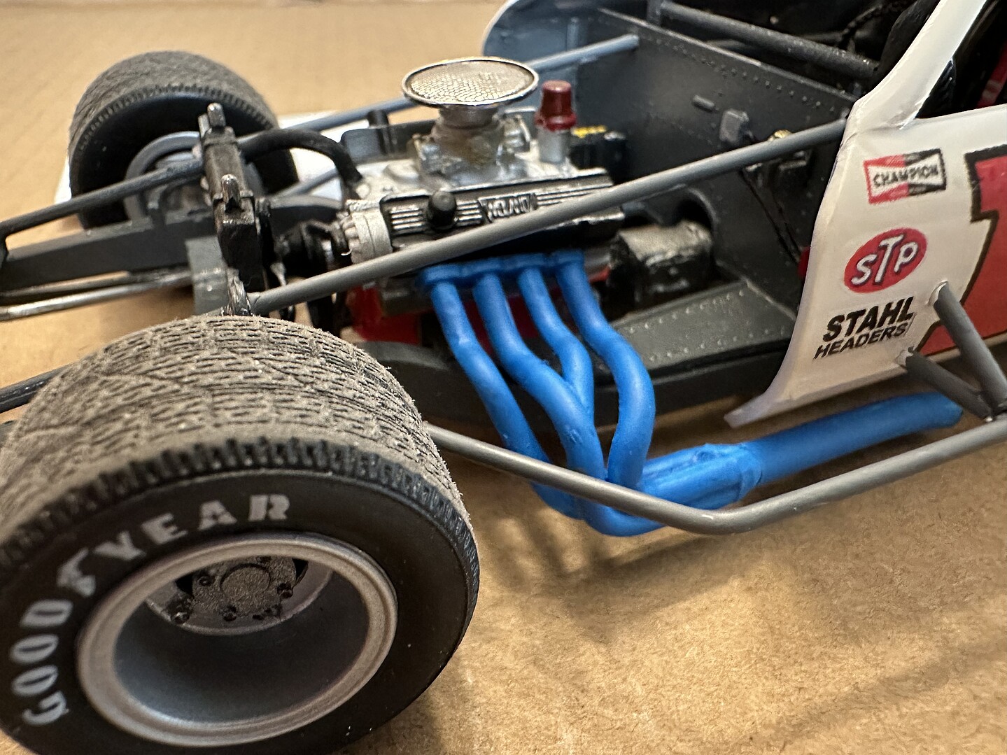 1974 Chevy Vega Modified Rat Trap Race Car -- Plastic Model Car Vehicle ...