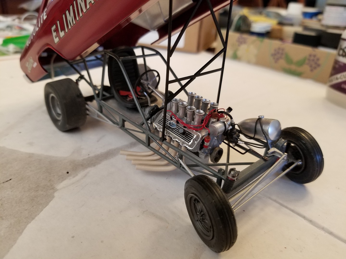 1967 Mercury Cyclone Eliminator II Dyno Don -- Plastic Model Car Kit ...