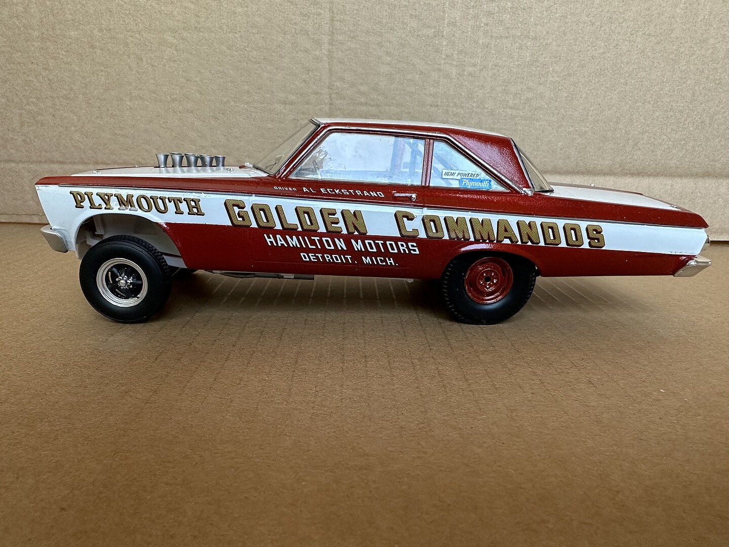 1965 AF/X Plymouth Golden Commandos -- Plastic Model Vehicle Kit -- 1/ ...
