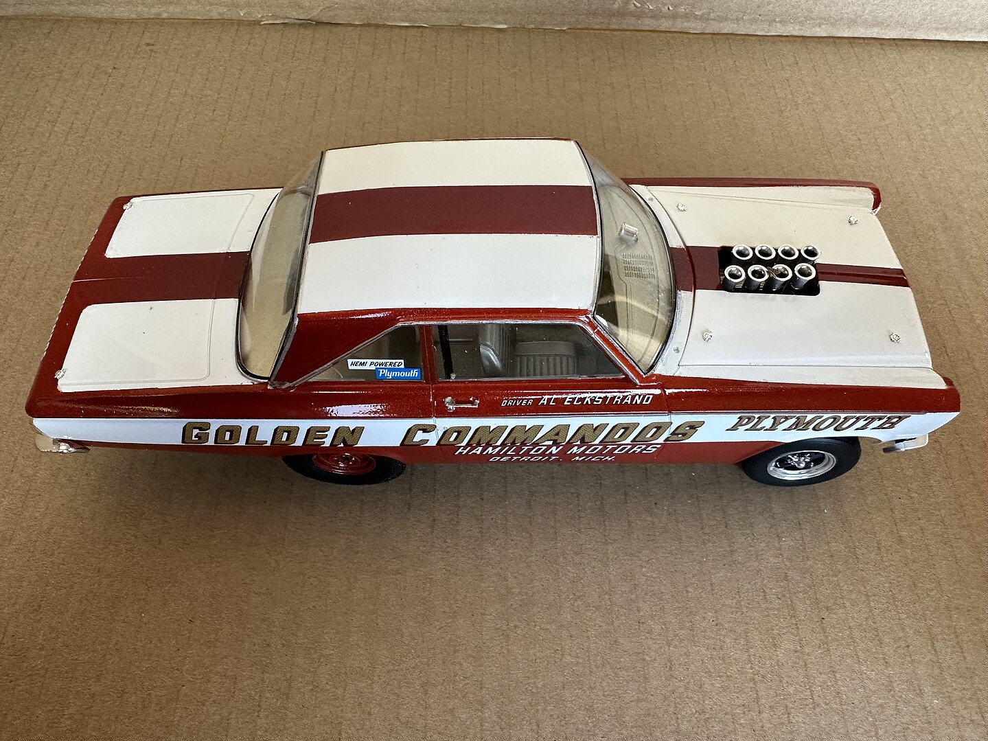 1965 AF/X Plymouth Golden Commandos -- Plastic Model Vehicle Kit -- 1/25 Scale -- #1237 pictures ...