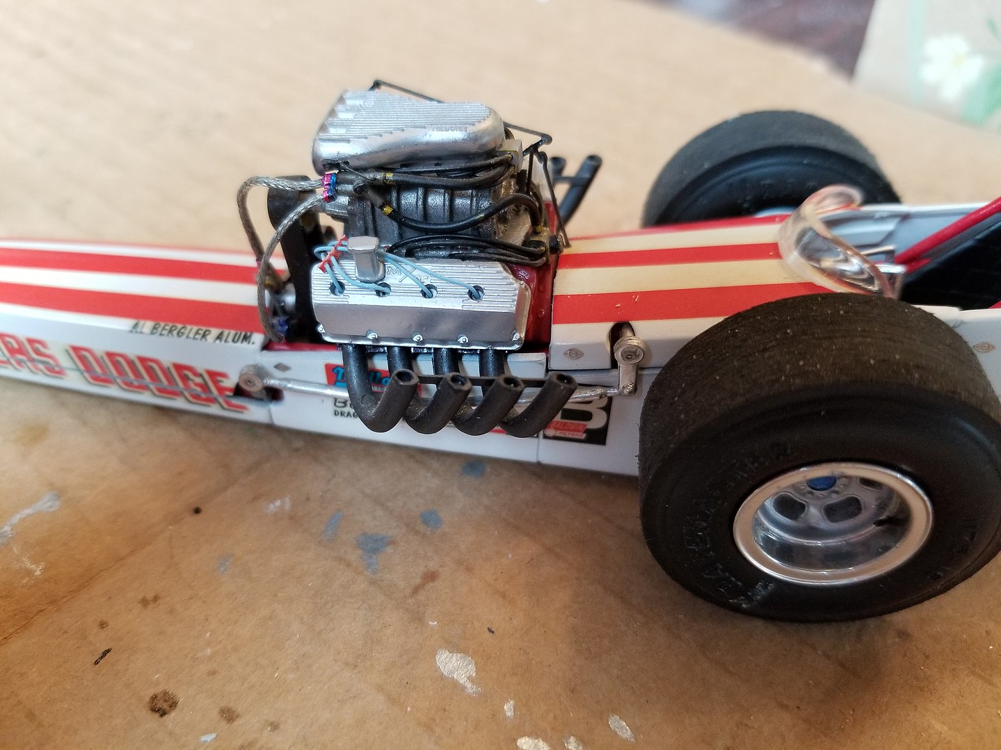 Ramchargers Front Engine Dragster -- Plastic Model Car Vehicle Kit -- 1 ...