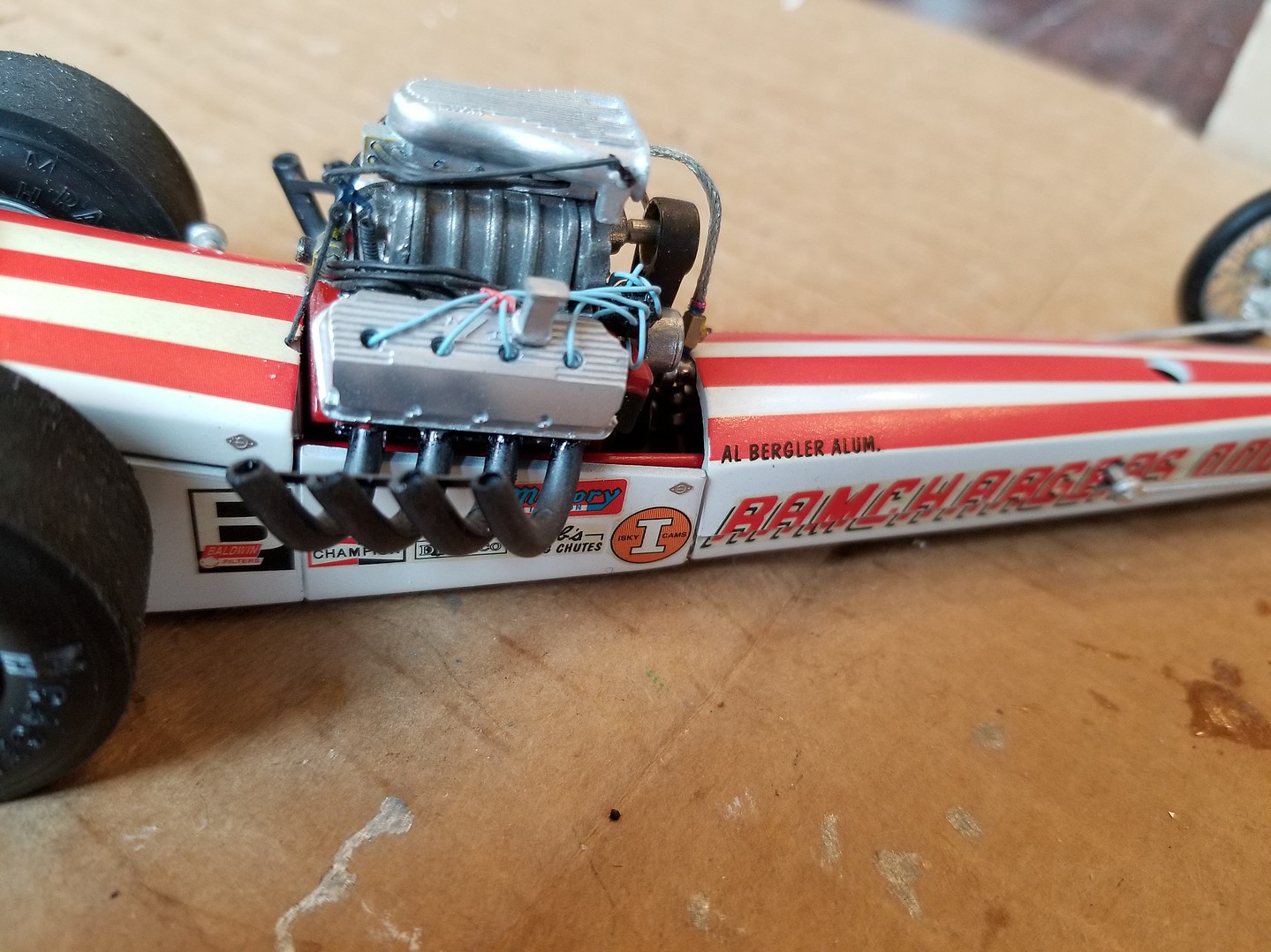 Ramchargers Front Engine Dragster -- Plastic Model Car Vehicle Kit -- 1 ...