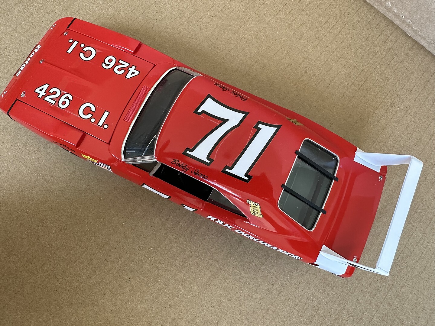 1969 Dodge Charger Daytona -- Plastic Model Car Vehicle Kit -- 1/25 ...