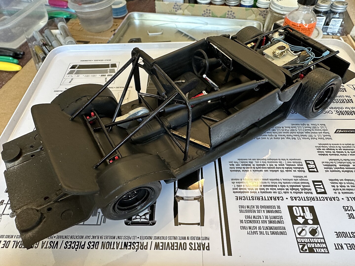 1969 Dodge Charger Daytona -- Plastic Model Car Vehicle Kit -- 1/25 ...