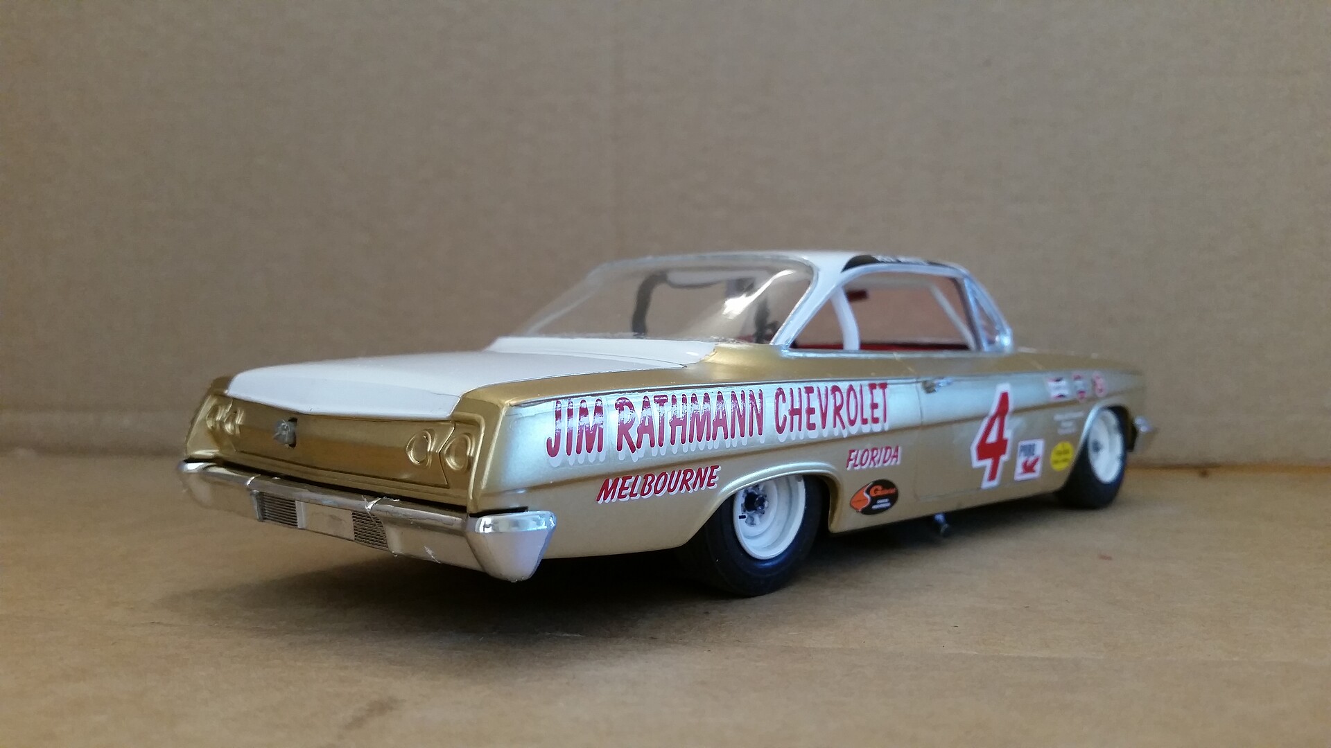 1962 Chevy Bel Air Don Nicholson Race Car -- Plastic Model Car Vehicle ...