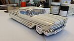 AMT 58 Chevy Impala Hardtop Ala Impala Plastic Model Car Vehicle Kit 1/ ...