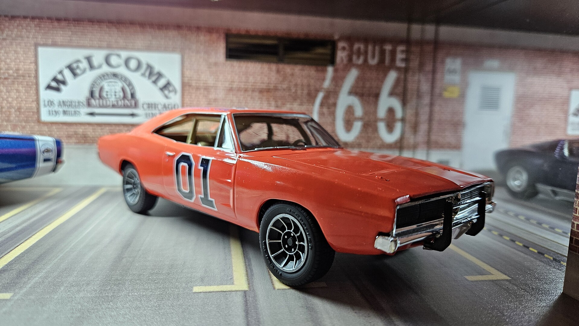 1969 Dodge Country Charger RT -- Plastic Model Car Truck Vehicle -- 1/ ...