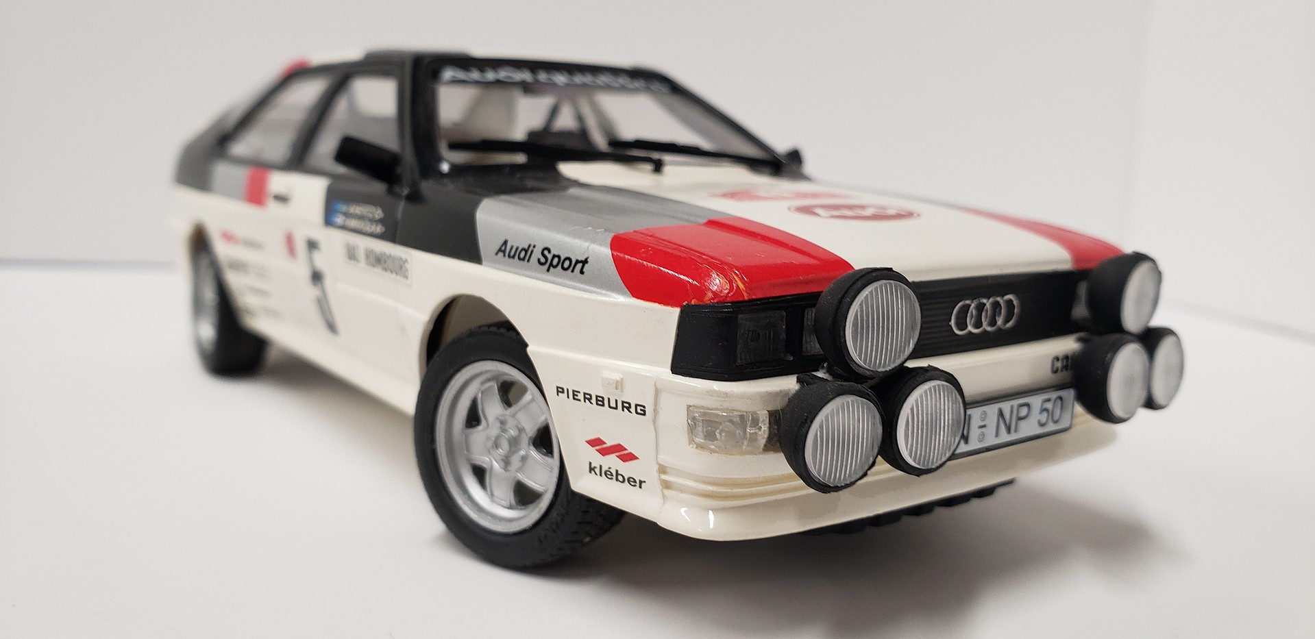 Audi Quattro Rally -- Plastic Model Car Vehicle Kit -- 1/24 Scale ...