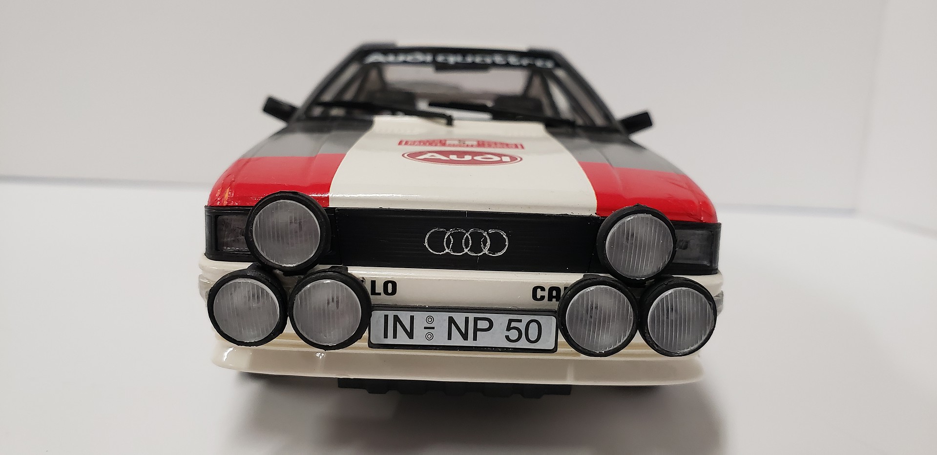 Audi Quattro Rally -- Plastic Model Car Vehicle Kit -- 1/24 Scale ...