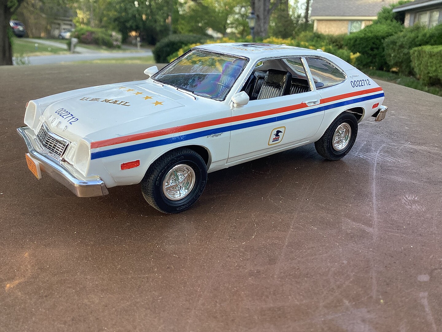 '77 Ford Pinto USPS -- Plastic Model Car Vehicle Kit -- 1/25 Scale ...