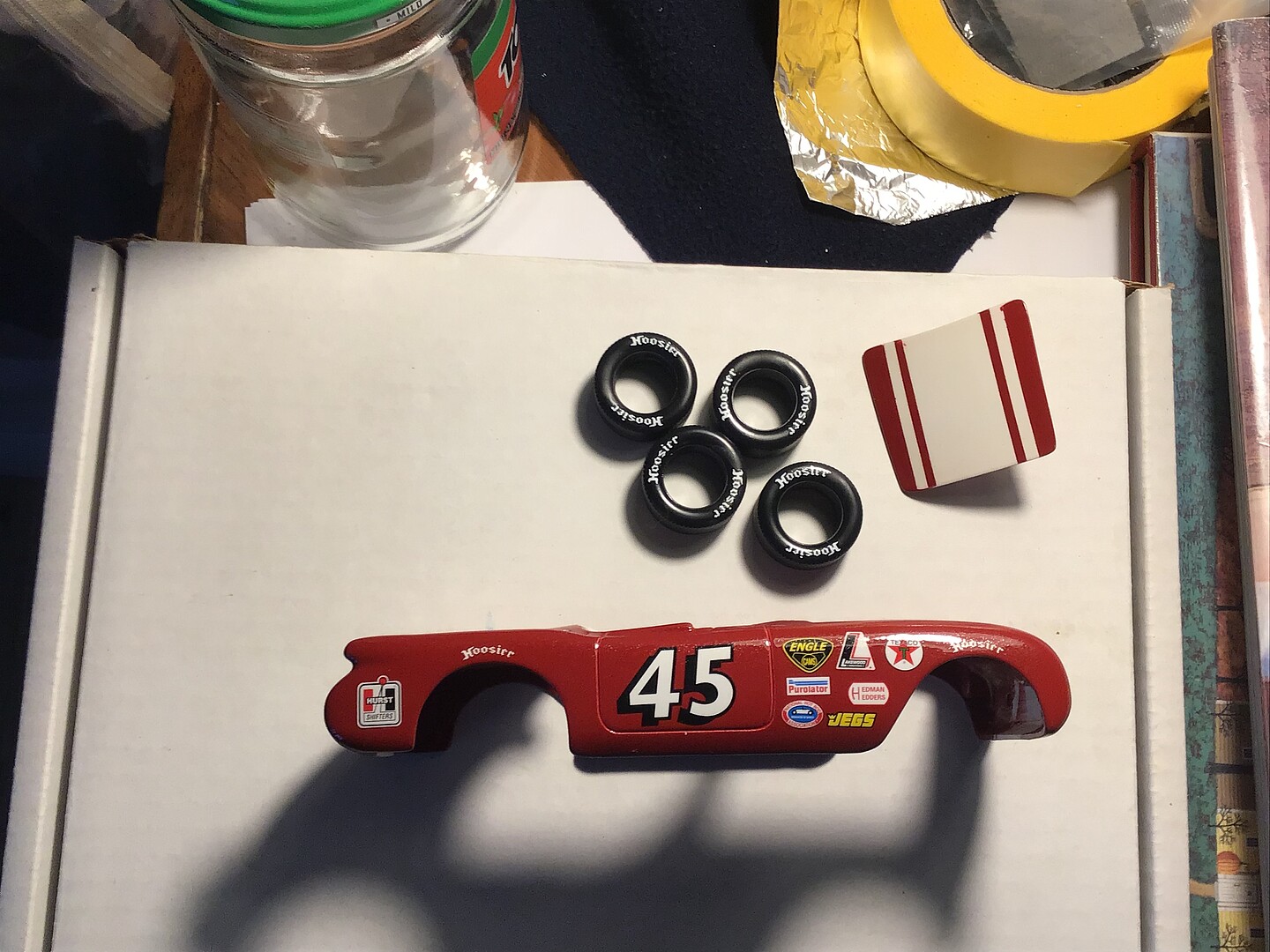 Racing Tire Logo (Racemaster, Hoosier, Firestone) -- Plastic Model Tire ...