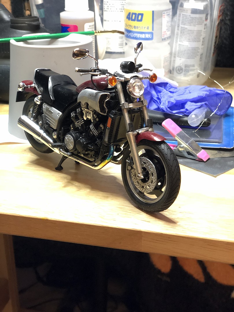 2007 Yamaha Vmax Final Edition Motorcycle -- Plastic Model Motorcycle ...